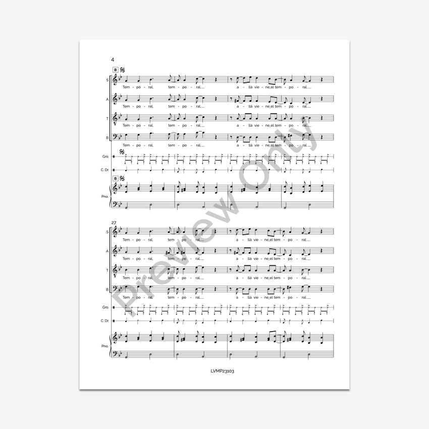 Temporal – La Voz Music Publishing